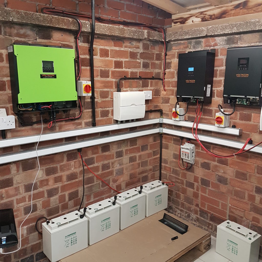 Solar Panels on Container | Hybrid Inverter With Energy Storage