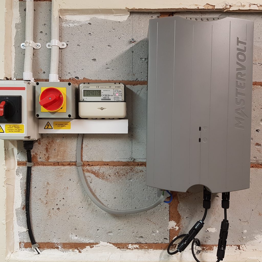 Soladin 1000 Web grid installation FIT 250W Eging PV Panels - Voltacon ...