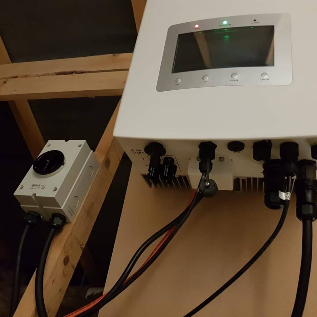 Solis 5kW in loft installation - Voltacon Solar Blog