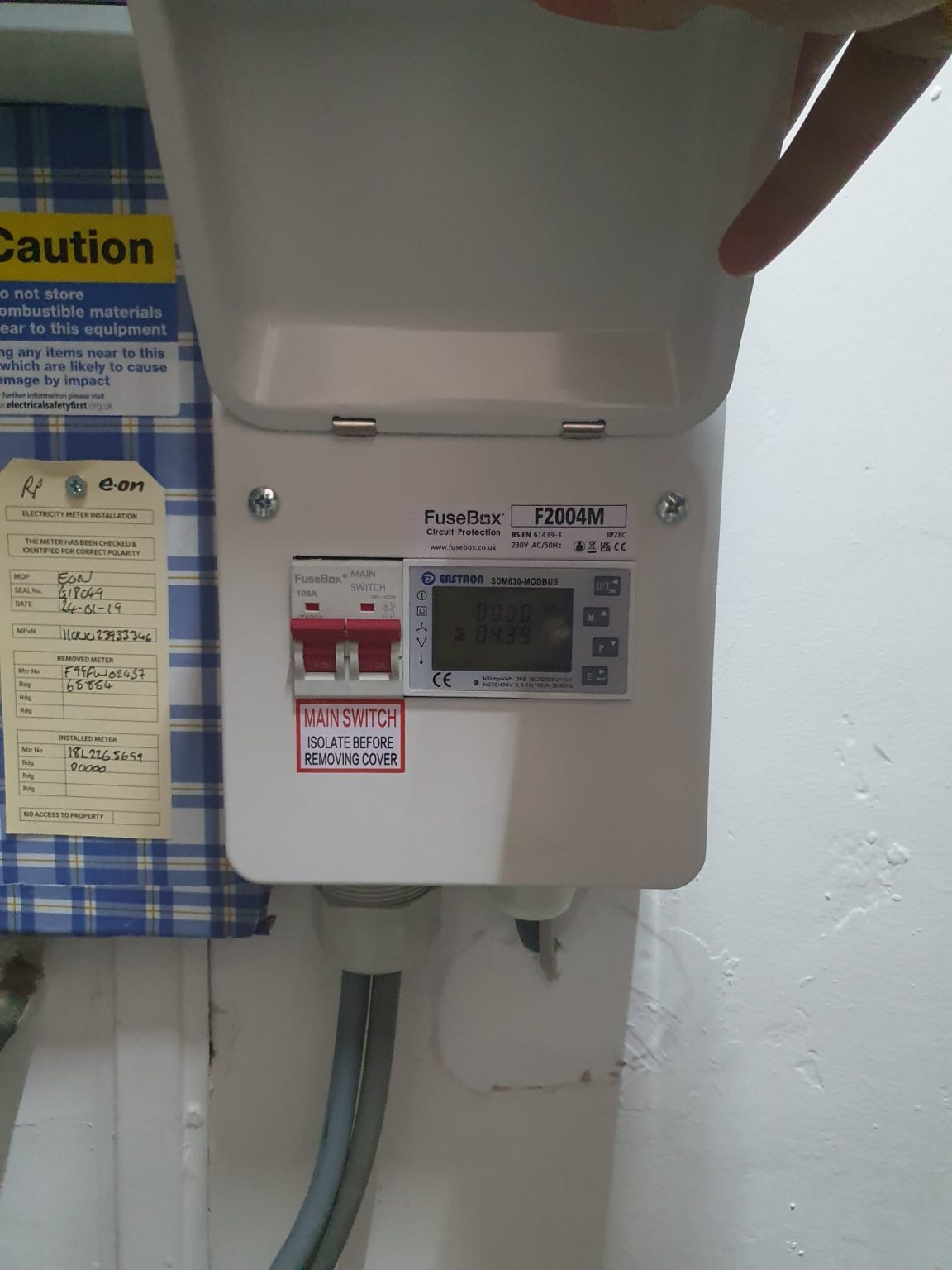 SDM630 Energy Meter consumer unit - Voltacon Solar Blog