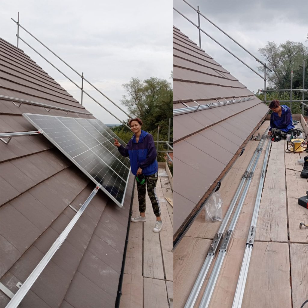 connecting-aluminium-rails-for-solar-panels - Voltacon Solar Blog