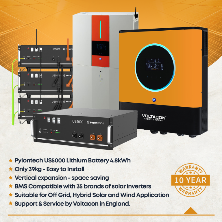 batteries all in one hybrid solar system us5000c lithium storage - Voltacon Solar Blog