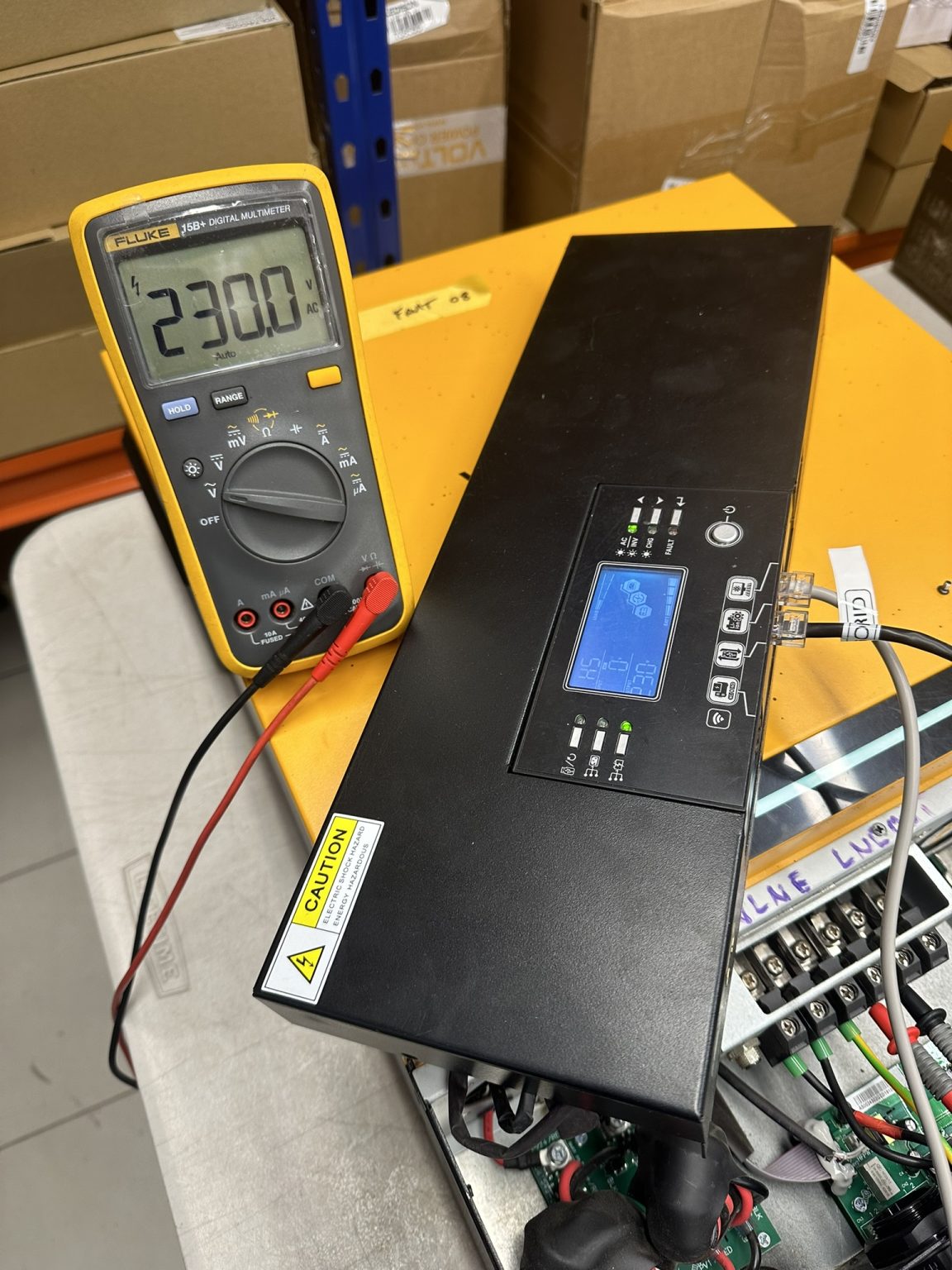 How to calibrate the AC-Output voltage of an off-grid solar inverter ...